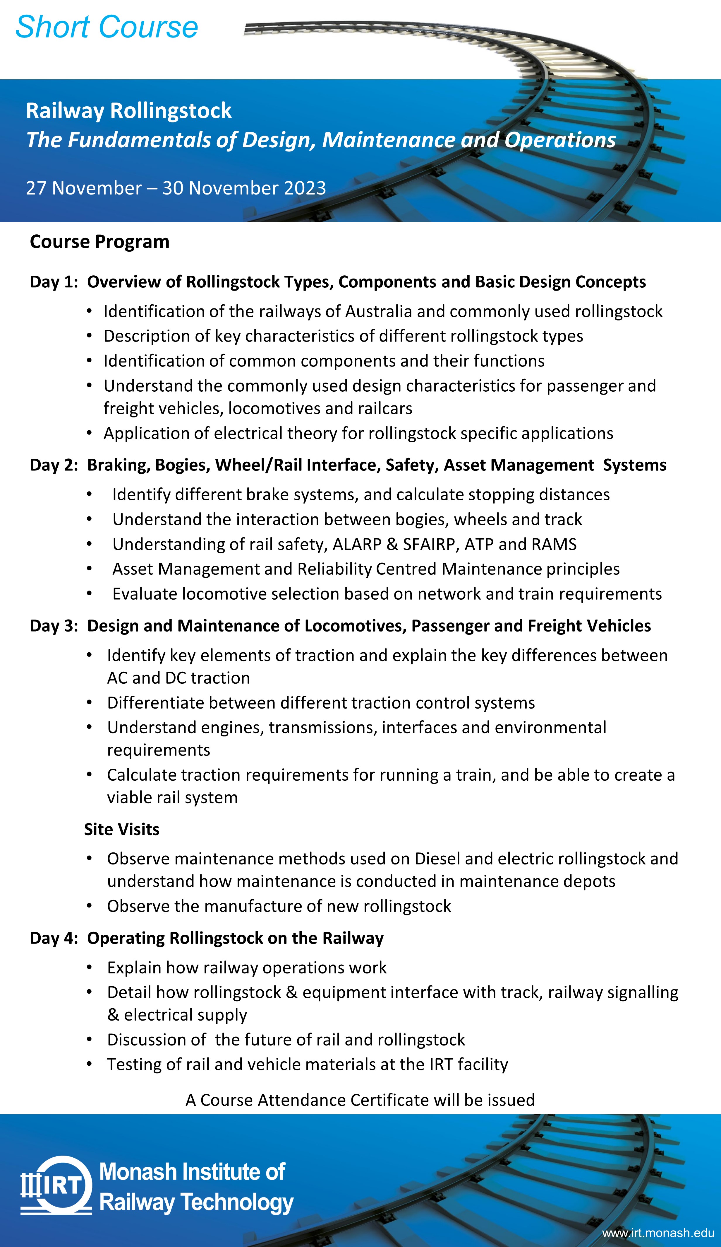 Railway Rollingstock - The Fundamentals of Design, Maintenance and ...