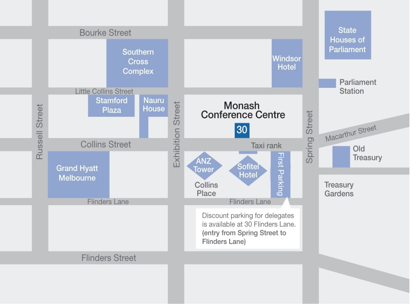 Our Location - Monash Venue Services