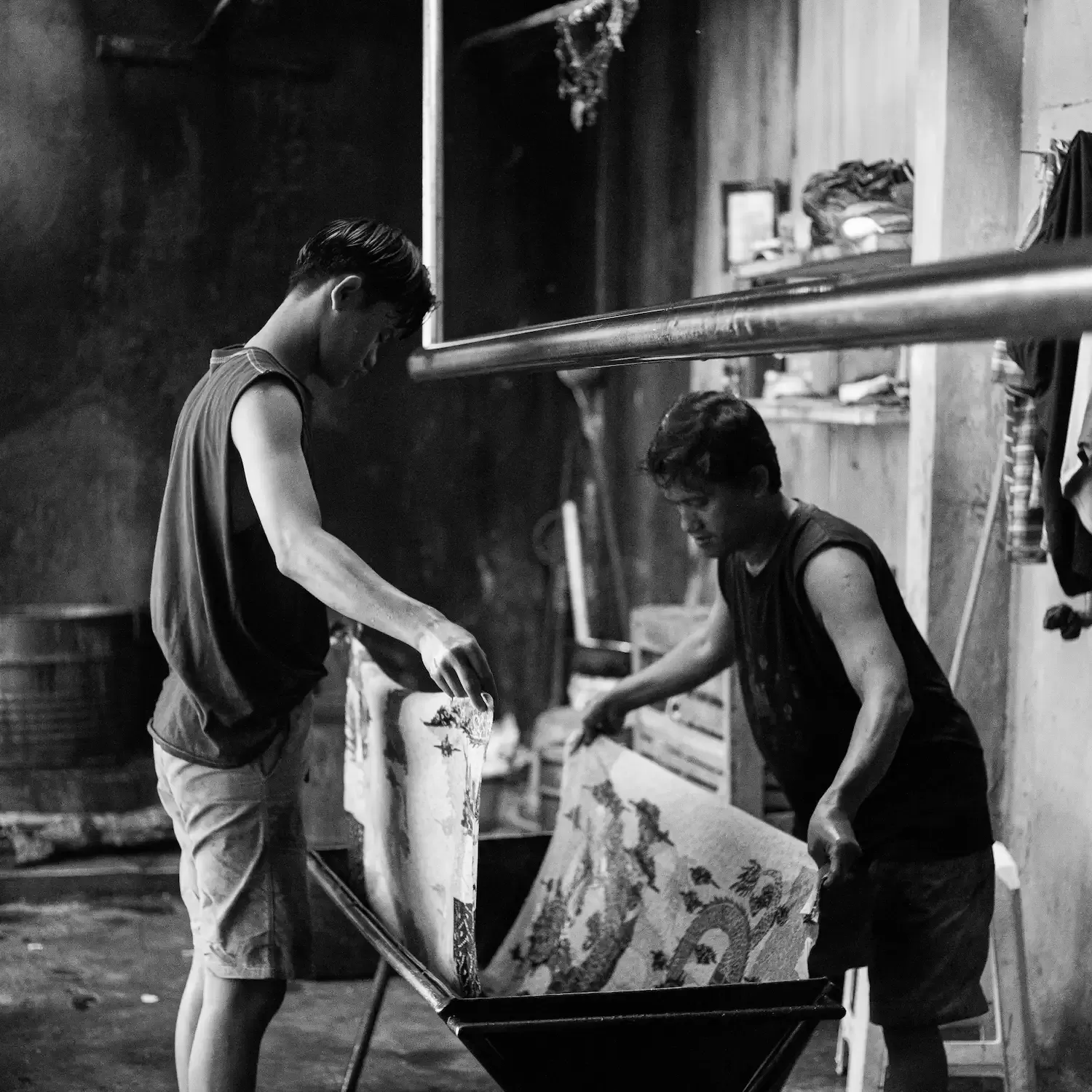Making Process of Monash Batik - Monash University, Indonesia
