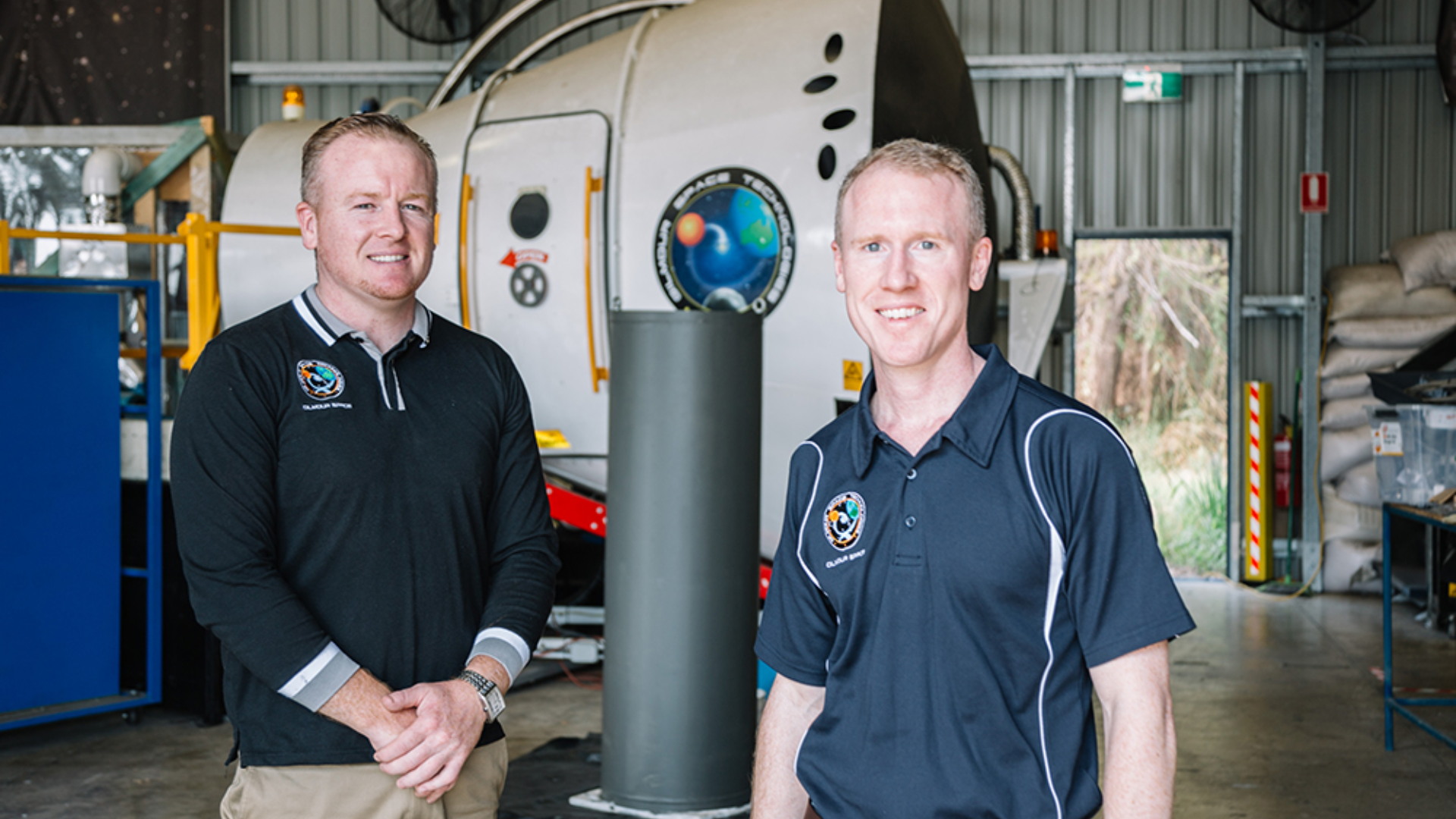 Adam, Michelle and James Gilmour - monash in space - Alumni