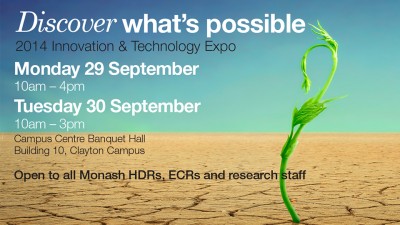 Innovation & Technology Expo for researchers - Monash University